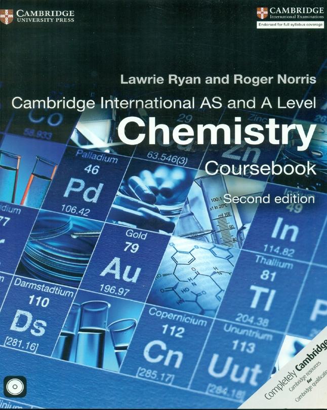 Cambridge International As And A Level Chemistry Coursebook With Cd Rom